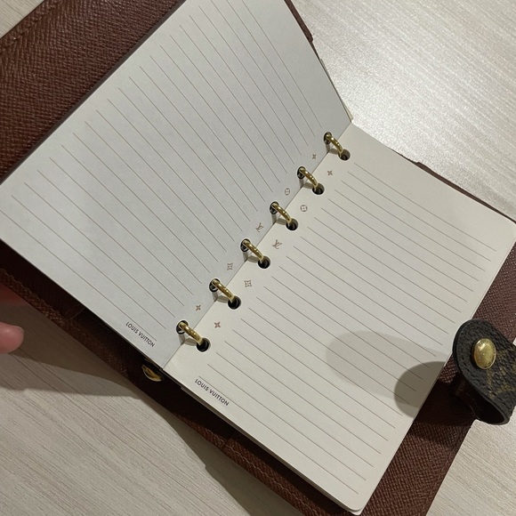 Louis Vuitton | Other | Louis Vuitton Small Ring Binder Address Book ...